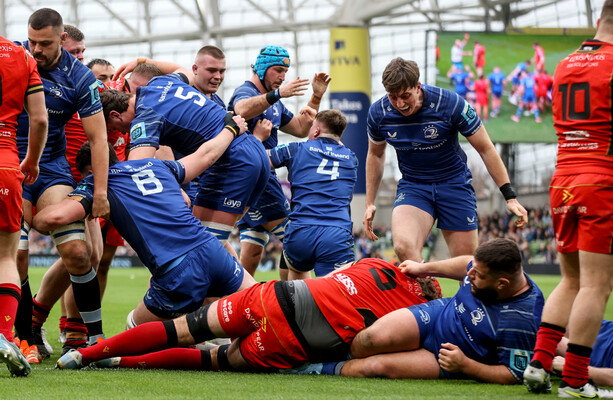 Leinster move 15 points clear at URC summit after home victory over Cardiff