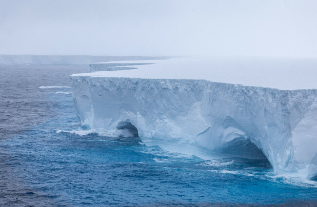 World's largest iceberg - twice the size of London - runs aground in ...