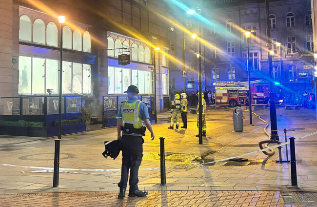 Arson investigation into fire at closed pub on busy Dublin city centre ...