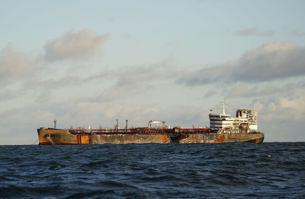 Fire on oil tanker involved in North Sea collision is out