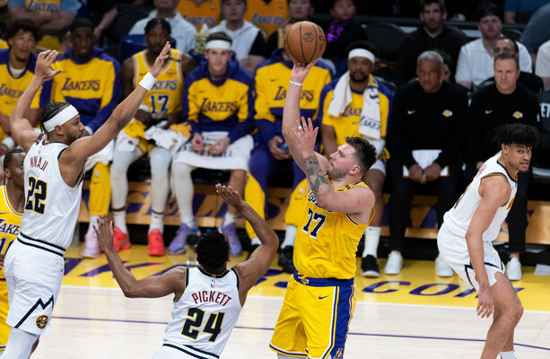 Doncic leads Lakers romp over Nuggets, Kings upset Cavs · The 42