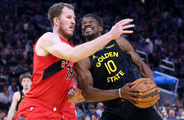 Butler triple-double leads Warriors past Raptors as Steph Curry injured