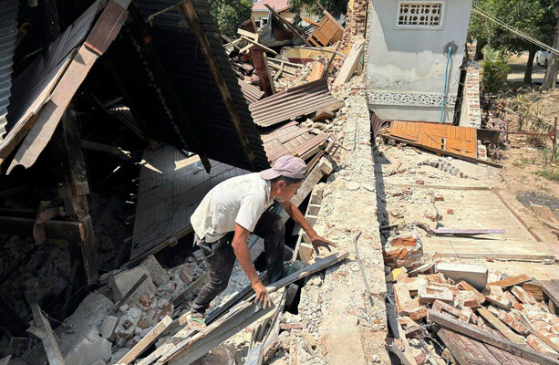 Myanmar hit by 5.1-magnitude aftershock two days after major earthquake ...