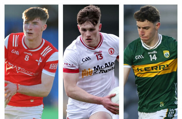 Five counties have players included in GAA U20 football team of the year