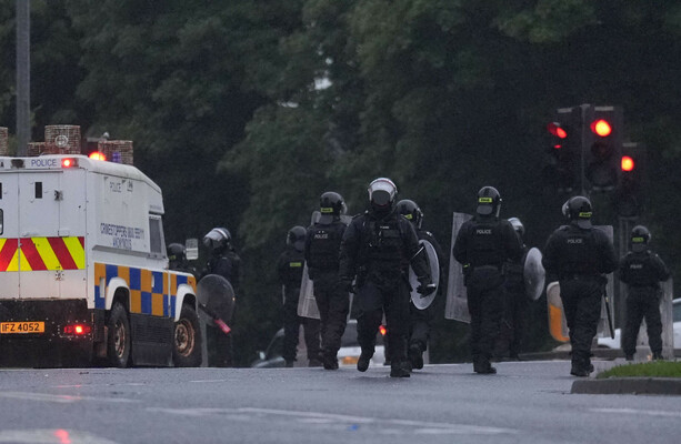 NI riots: 13-year-old boy arrested and three officers injured during ...