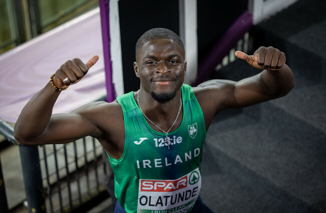 Irish men's 4x100m relay team break longstanding national record