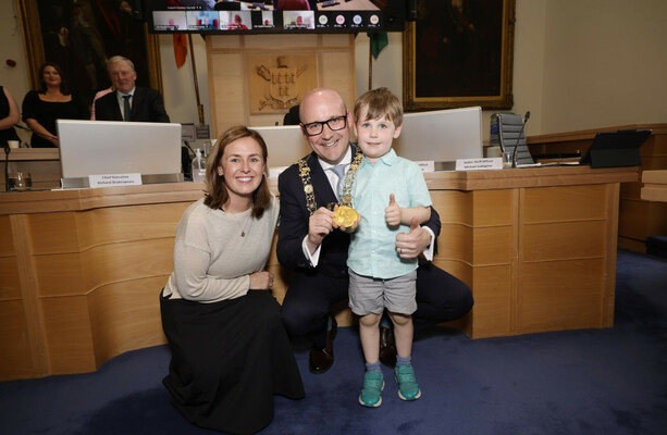 Fine Gael councillor Ray McAdam elected as new Lord Mayor of Dublin