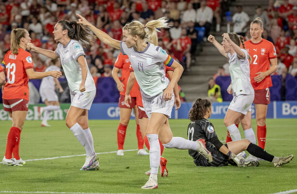 Norway battle back to beat hosts Switzerland in Euro 2025 opener