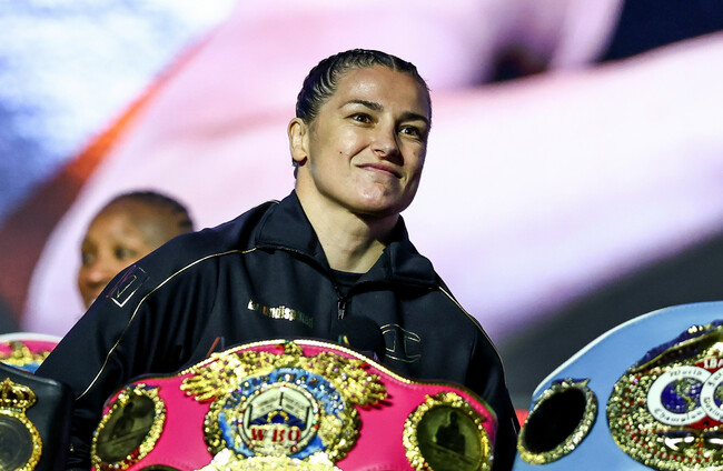 Taylor and Serrano safely make 136-pound catchweight for undisputed ...