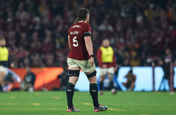 Joe McCarthy a doubt for second Test as Lions call up Brown · The 42