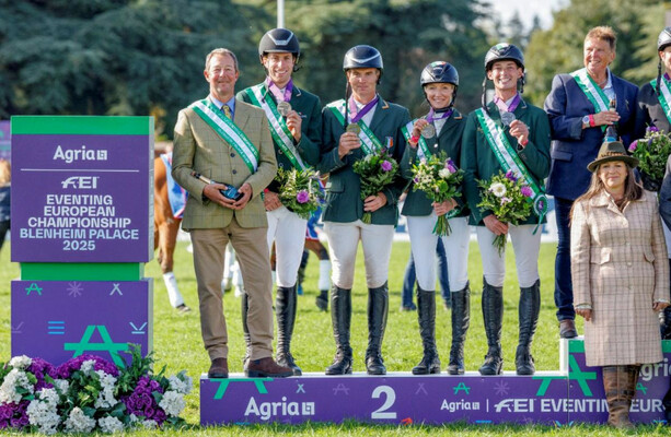 Irish Eventing team win historic European Championship silver medal