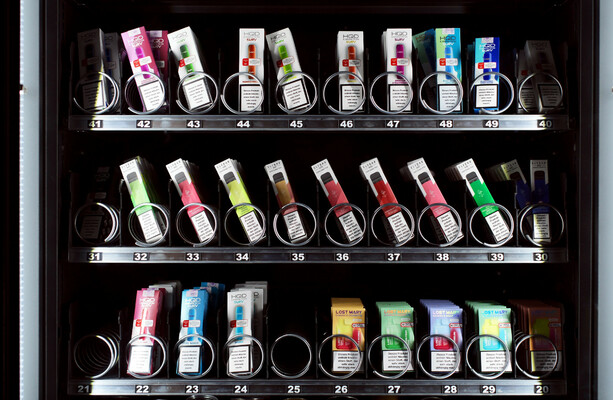 Cigarettes, tobacco and vapes won't be sold in vending machines from Monday