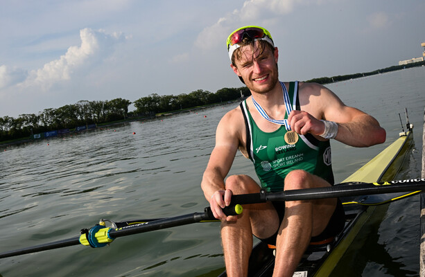 Jake McCarthy wins bronze at World Championships in Shanghai · The 42
