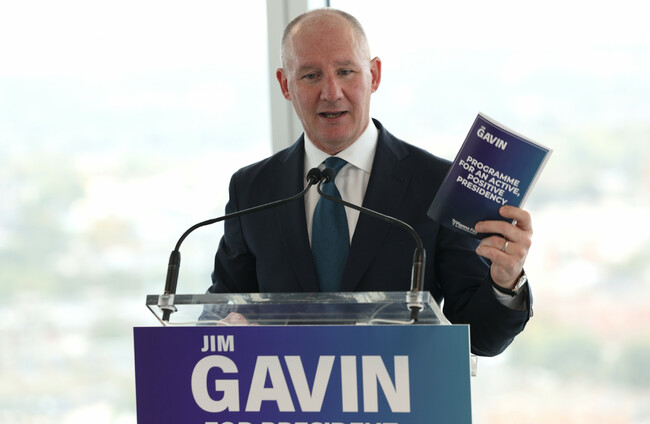 Jim Gavin launches his presidential campaign in Dublin · TheJournal.ie