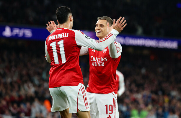 Martinelli extends Arsenal's perfect start in Champions League · The 42