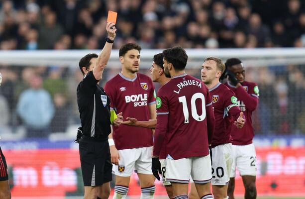 Paqueta blames Liverpool red card on lack of 'psychological support'