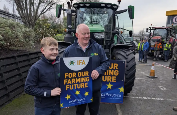 IFA president and son, 11, travelling to Brussels by tractor as part of ...