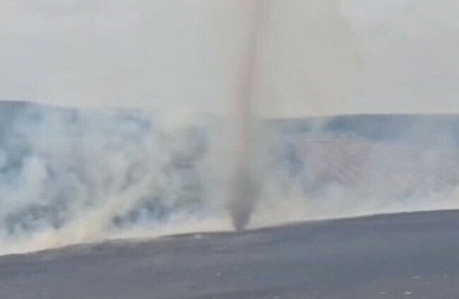 Crews have been tackling gorse fires with whirling vortices in Dublin ...