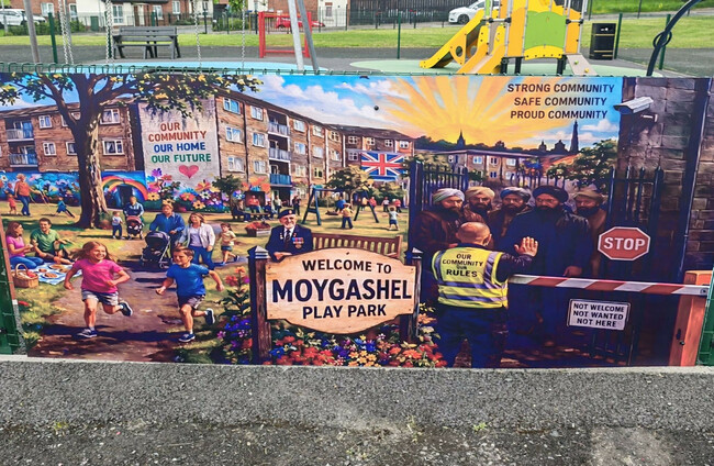 ‘Hate crime’ banner outside children’s playground in Co Tyrone removed ...