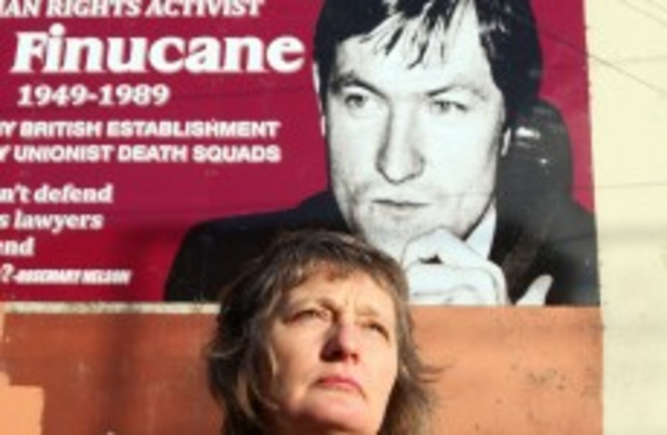 Pat Finucane mural unveiled before de Silva report · TheJournal.ie