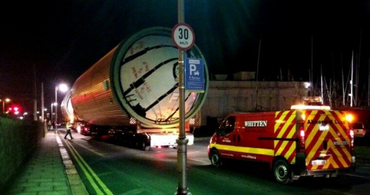 PICS: Guinness tanks move through Dublin overnight · TheJournal.ie