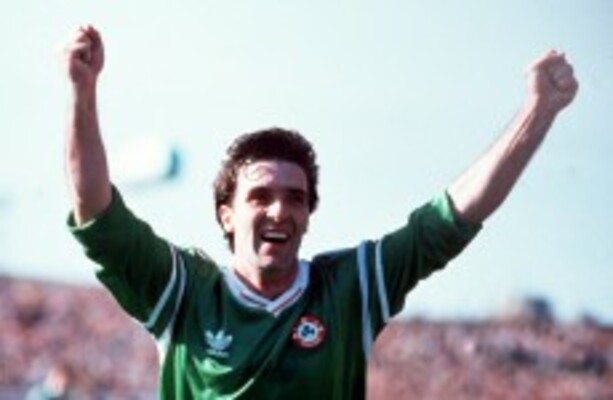 VIDEO: Bernie Slaven blasted in this debut goal for Ireland 23 years ...