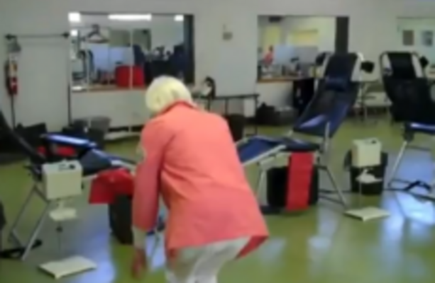90-year-old woman does double backflip · The Daily Edge
