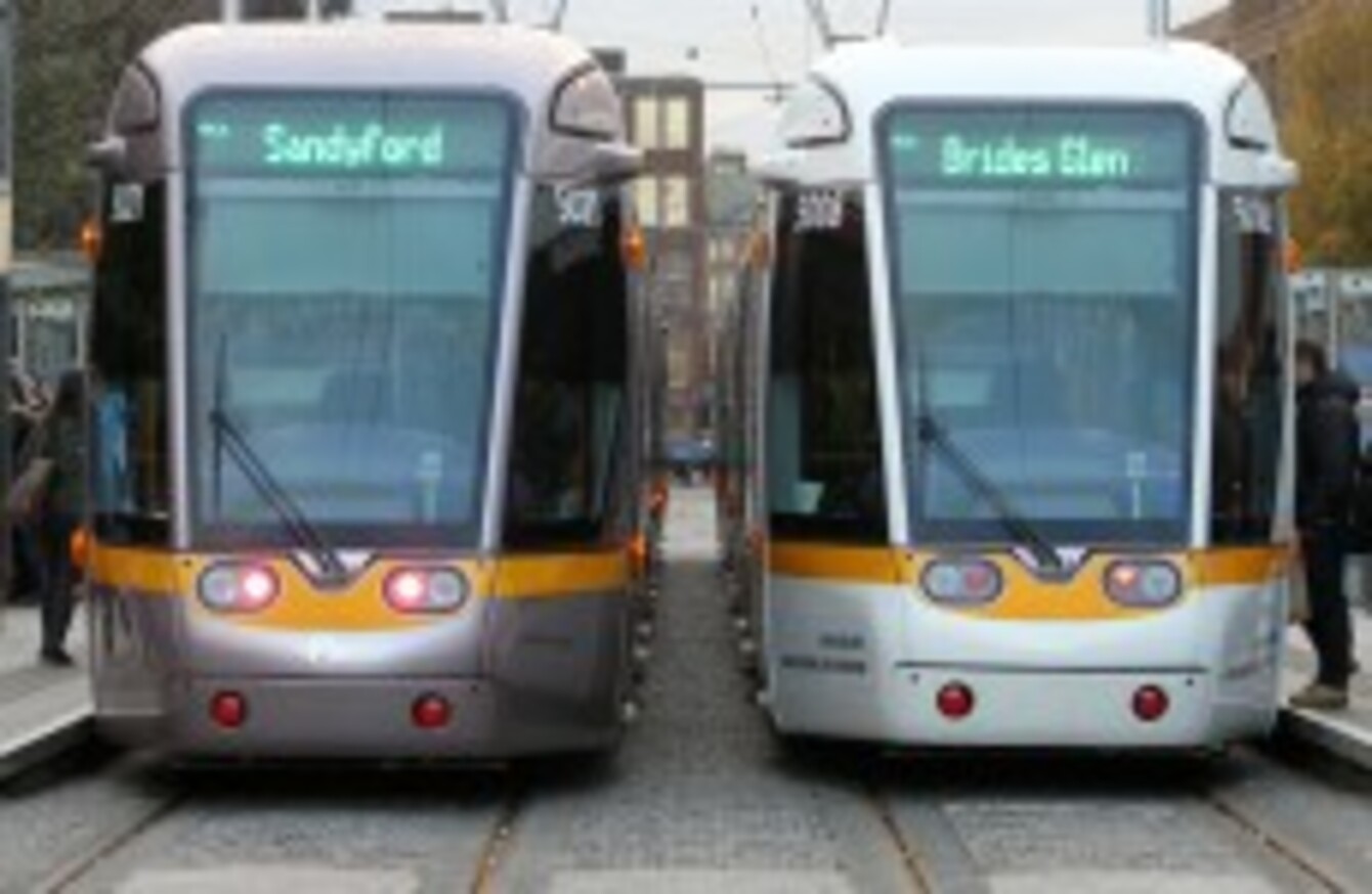 Moving statues as new Luas line construction gets underway