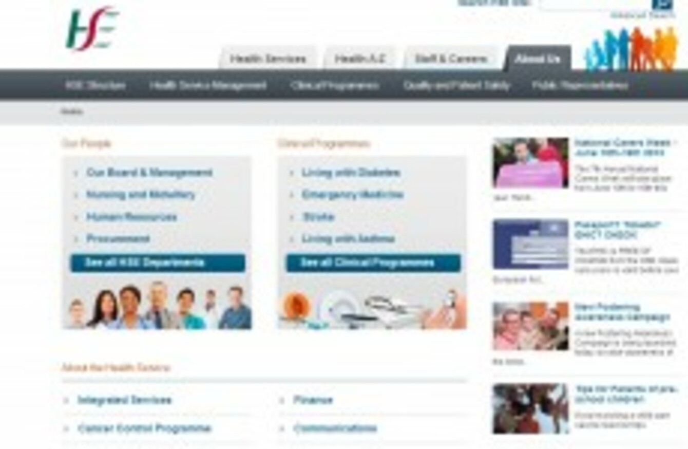 HSE gives website a €25,000 makeover, borrows content from the NHS