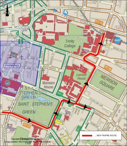 Major changes due for St Stephen's Green traffic · TheJournal.ie