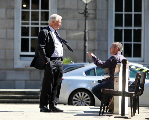 Caption competition: What are Peter Mathews and RBB talking about?