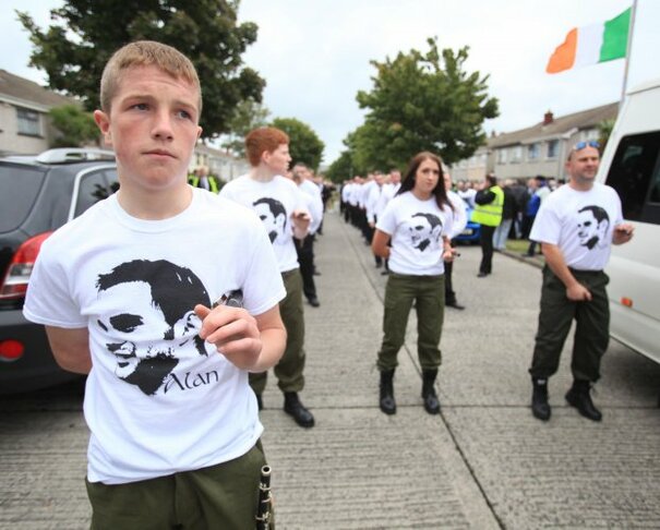 PICTURES: Huge garda presence for Alan Ryan anniversary march
