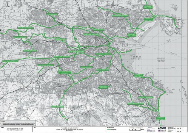 Plans launched for major cycle network in Greater Dublin Area