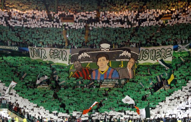 'Your fear is here': The stunning tifo Celtic fans had on display ...