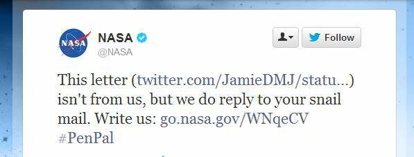 NASA confirms that "sh*tload of coke" letter is a fake