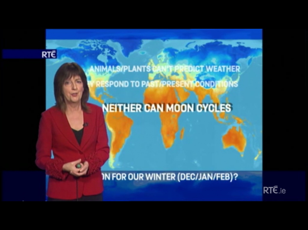 RTÉ weatherwoman goes off on long-range weather predictions
