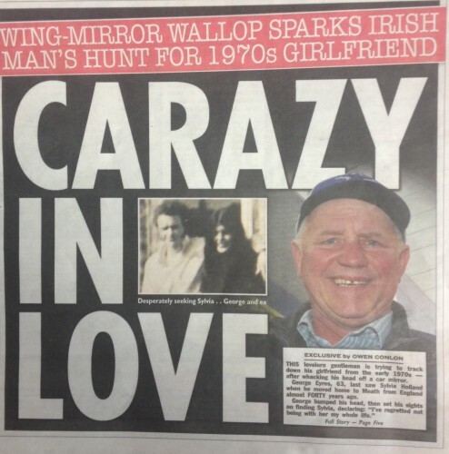 There's quite a headline on the front of the Irish Sun today