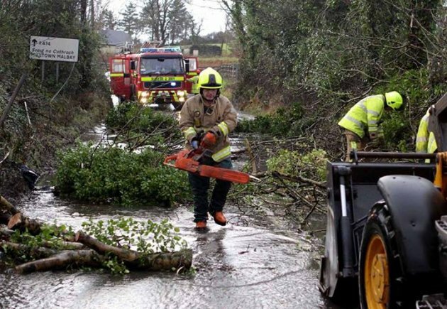 What's the severe 'red alert' weather like where you are?