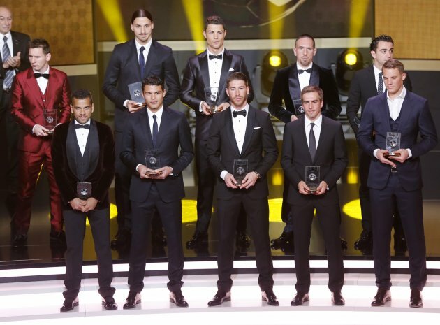 Leo Messi continues his 'brave' fashion choices with resplendent red suit