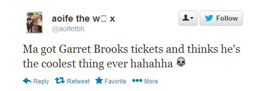 Ireland is very confused about how to spell 'Garth Brooks'