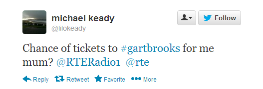 Ireland is very confused about how to spell 'Garth Brooks'