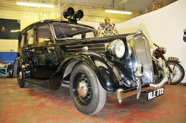 This old Morris Minor police car will be driving through London today