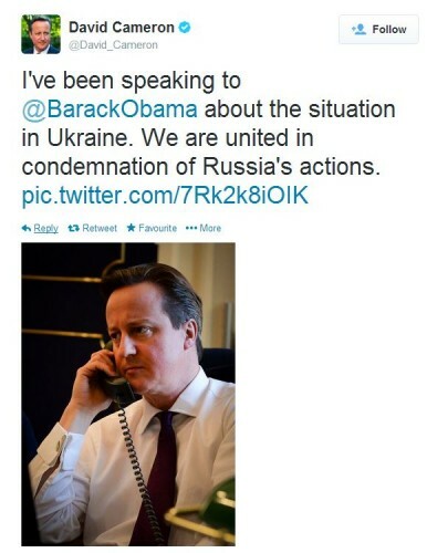 David Cameron on the phone inspires greatest Twitter reaction ever