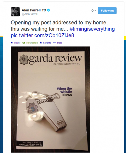 Timely Garda Review Magazine Cover of the Day · TheJournal.ie