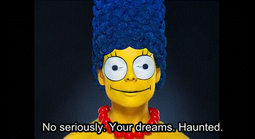 This model's transformation into Marge Simpson is the creepiest thing ...