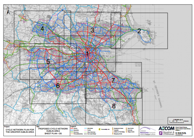 These maps show the planned 2,840km of cycle routes for the greater ...