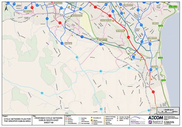 These maps show the planned 2,840km of cycle routes for the greater ...
