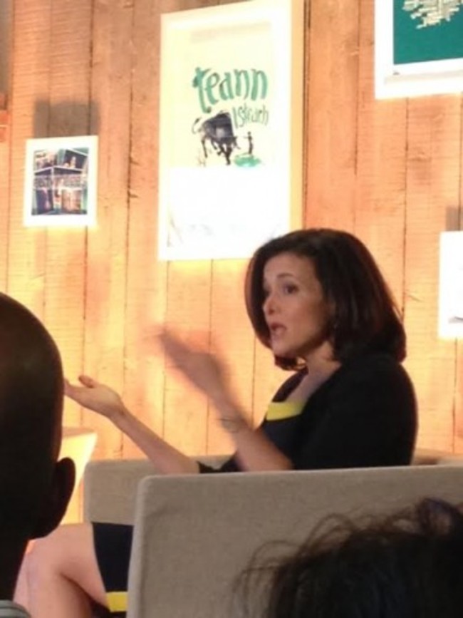 Sandberg: 'If you want to do something nice for your wife, don't buy ...