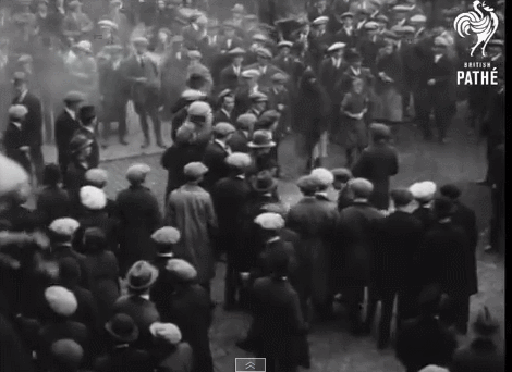 Video: Watch Michael Collins address a crowd before it gets broken up ...