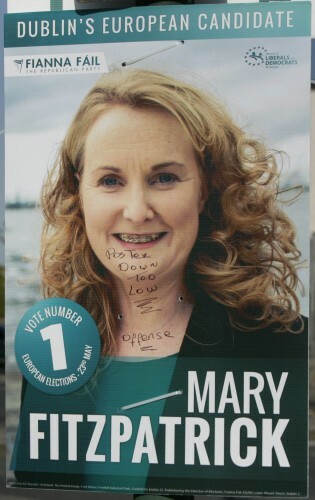Fianna Fáil has had more problems with Mary Fitzpatrick's posters